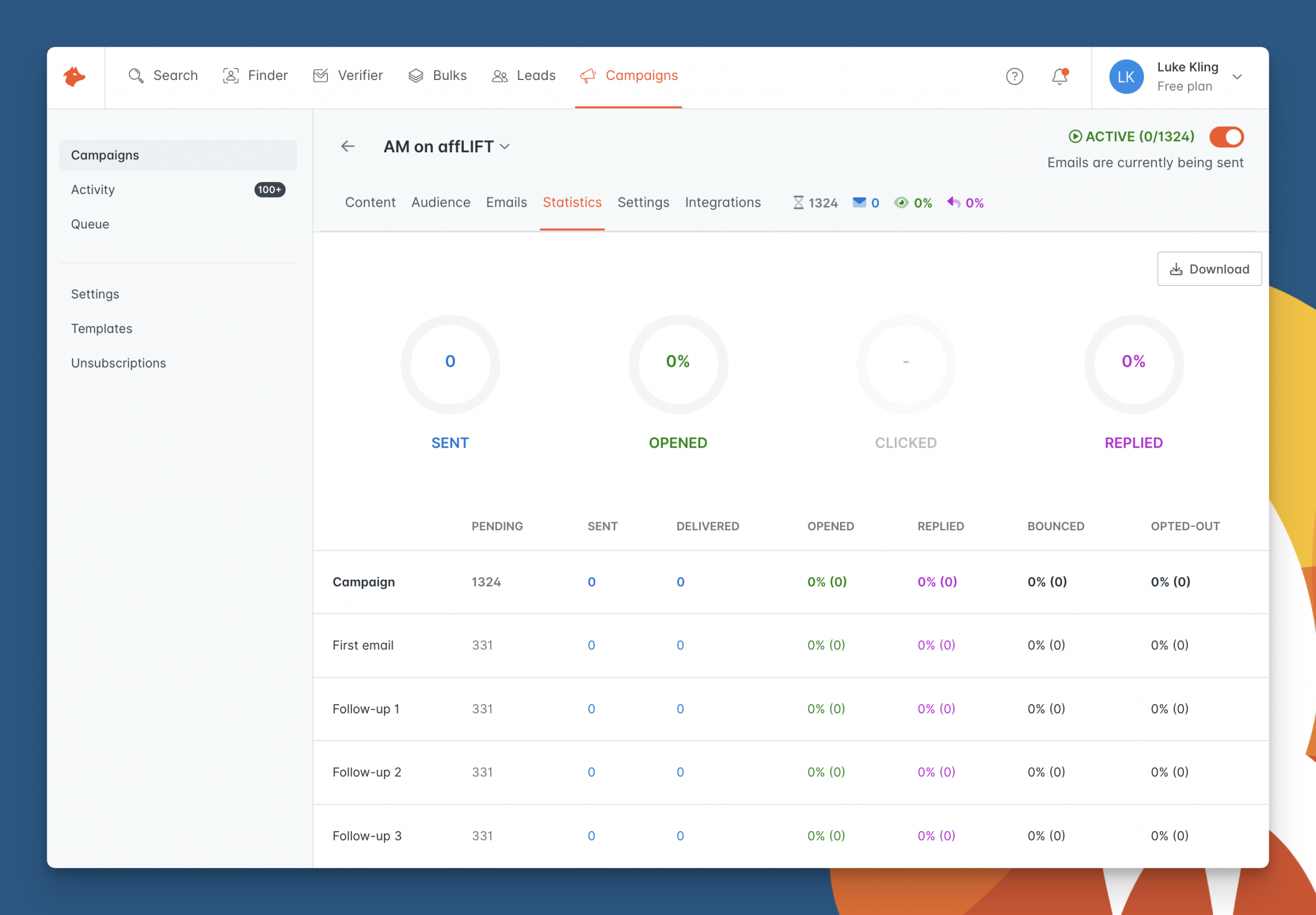 Email marketing campaign for affLIFT (AMs) | affLIFT