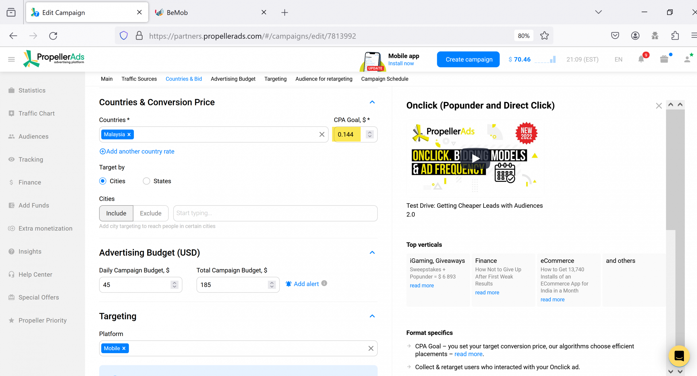 Profitable Propeller Ads Campaign 2024 | affLIFT