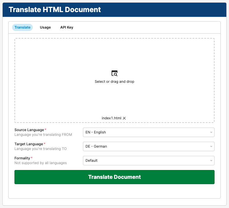 TOOL: Translate a HTML Page in Seconds | affLIFT